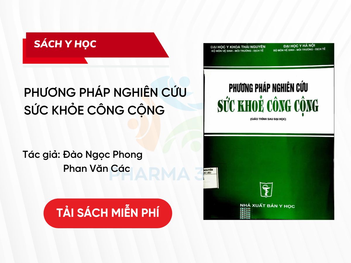 Tải miễn phí PDF Phương pháp nghiên cứu sức khỏe công cộng - Đào Ngọc Phong, Phan Văn Các